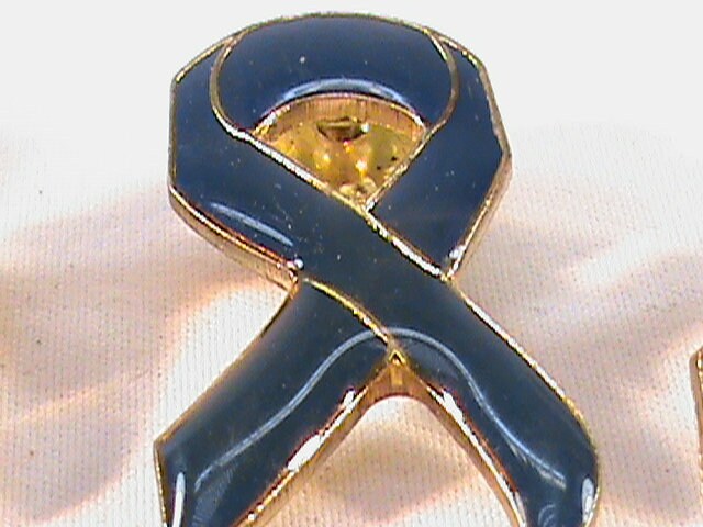 4-vintage Blue Red Green Ribbon Lapel Pins MADD Donor Family - Etsy