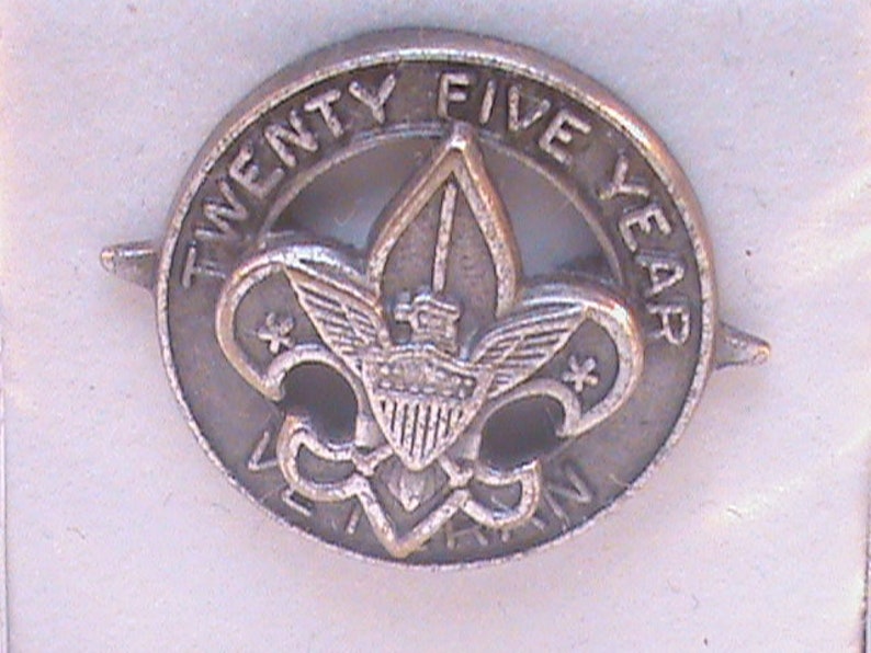 Vintage NOS Boy Scout 25 Year Service Pin in Case - Etsy