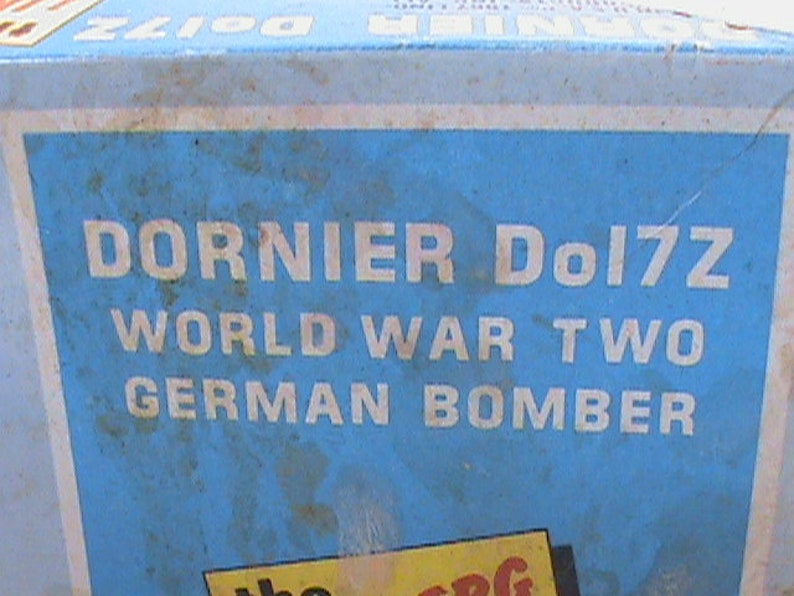 Vintage 1967 LINDBERG LINE Dornier Do17z WW2 German Bomber 1/72 Model ...