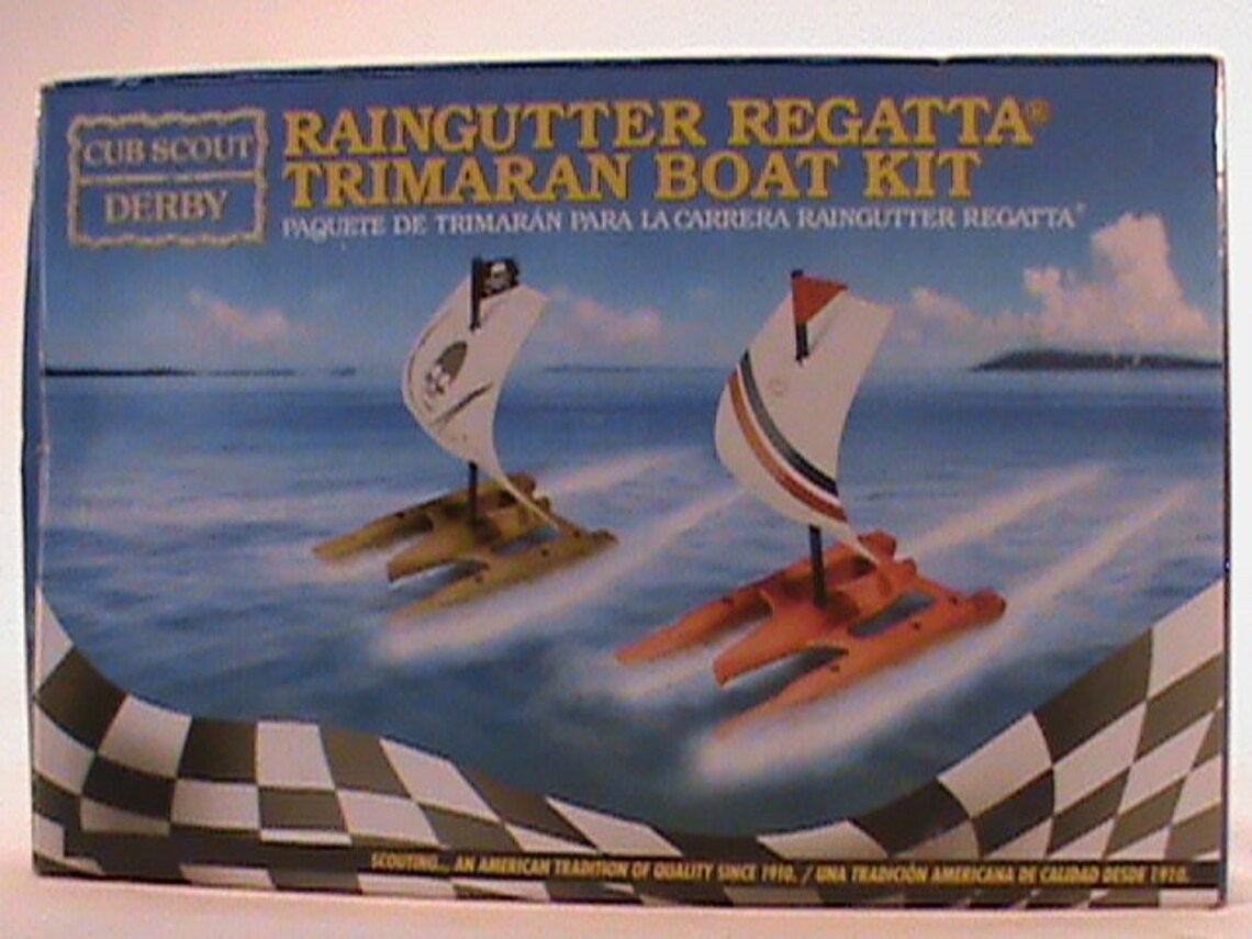 Cub Scout Derby Raingutter Regatta Trimaran Boat Kit No. | Etsy