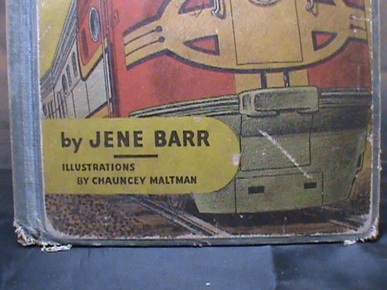 Vintage 1956 Fast Trains Busy Trains Jene Barr and 1950 Wheels and ...