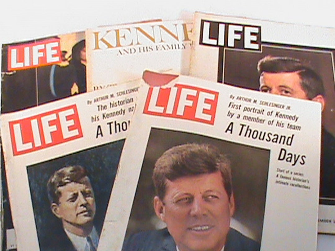 Vintage JFK Collection of LIFE and LOOK Magazines the Warren Report A ...