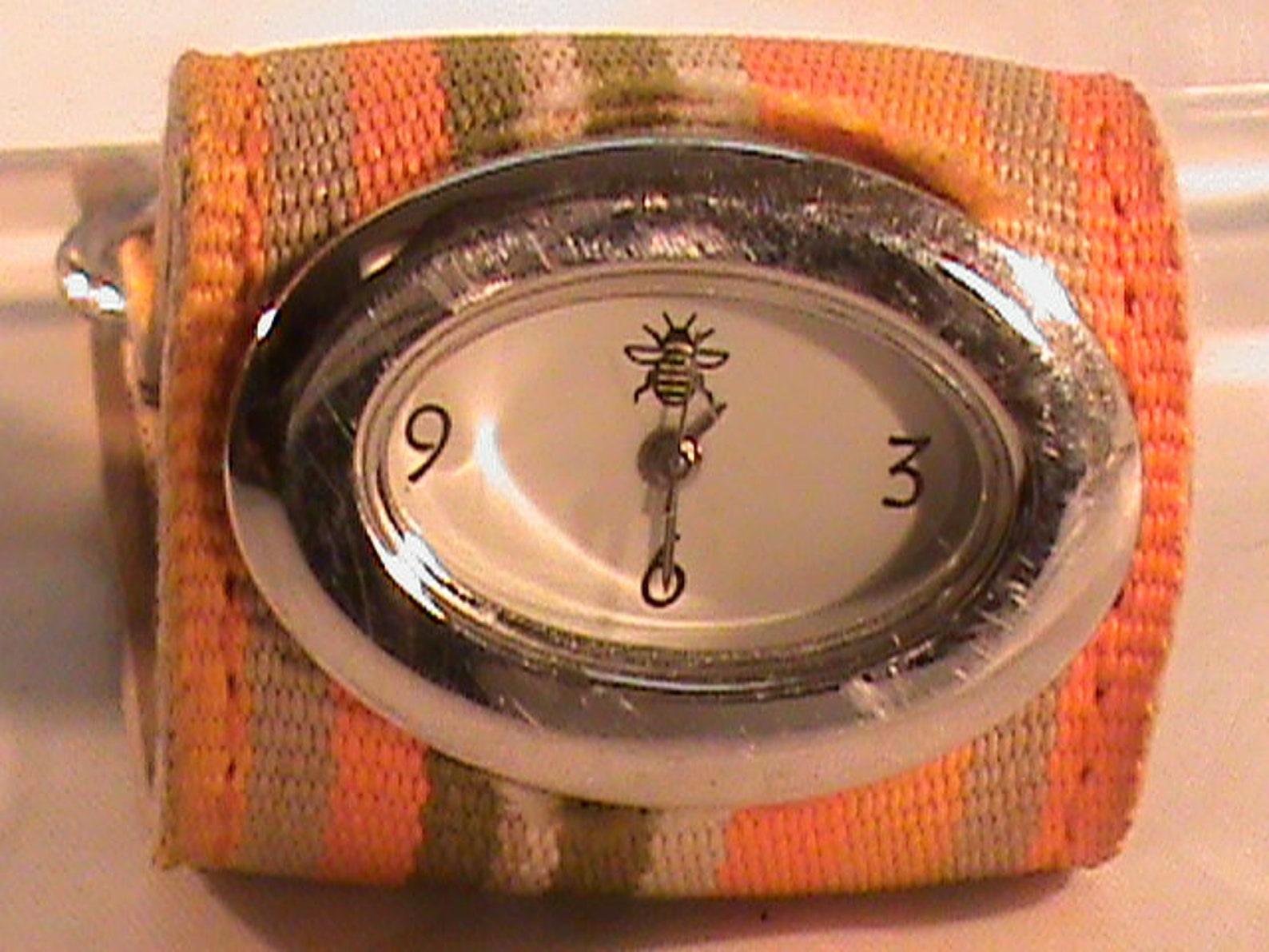 Vintage Oui Bee Art Ladies Quartz Watch Inch Orange Green - Etsy Denmark