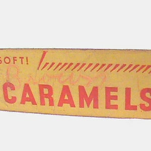 Vintage KRAFT Caramel Advertising Cardboard Ruler - Etsy
