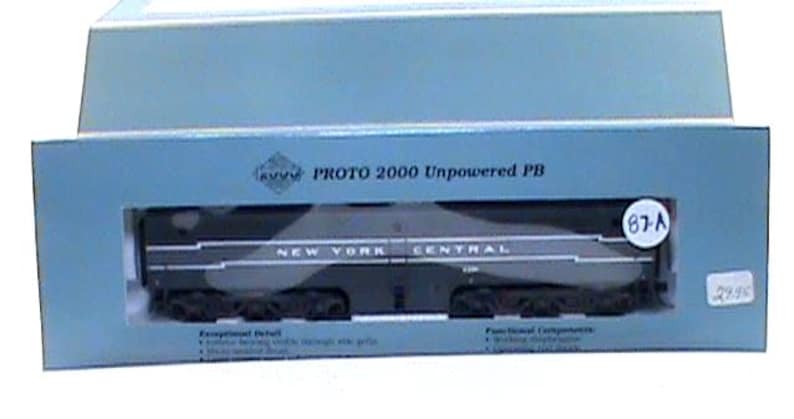 Vintage Life-like Trains Proto 2000 Series PB Locomotive HO Scale New York Central Car No. 21620 ...
