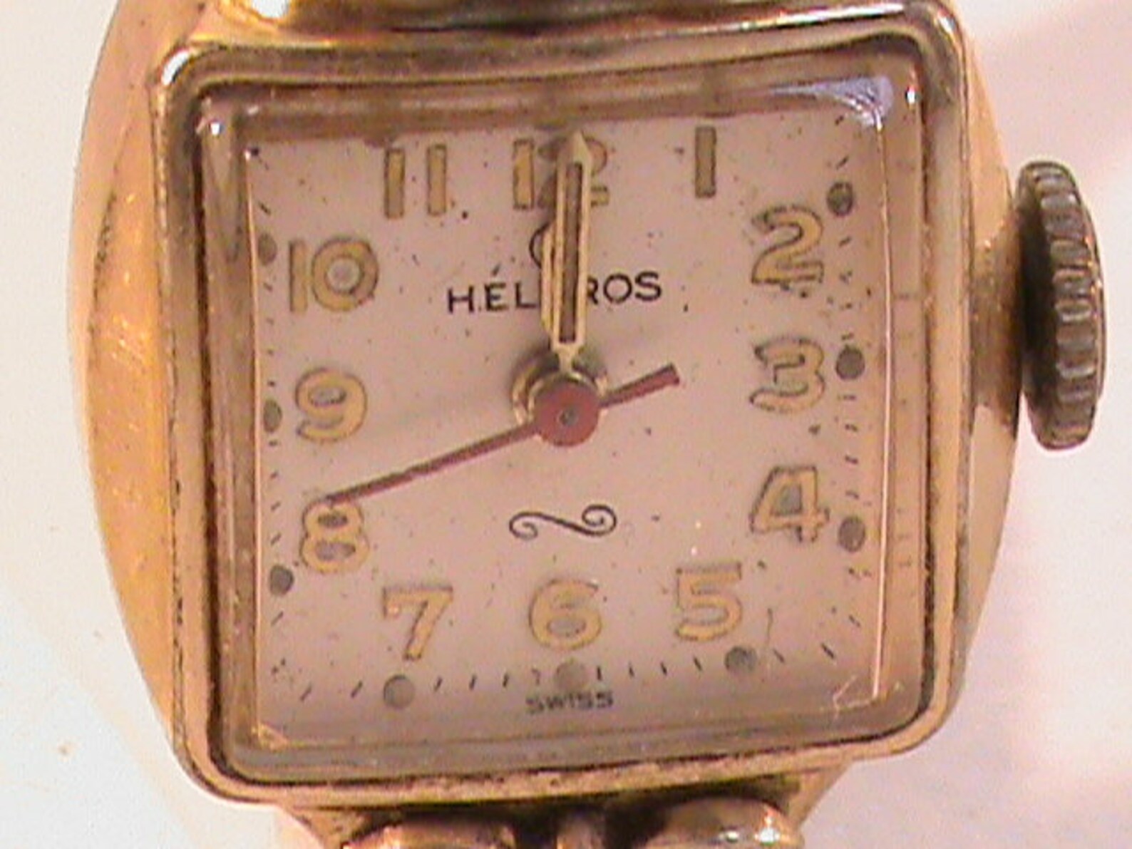Vintage Women's HELBROS Watch 10k RGP Bezel Needs Battery or for Parts ...