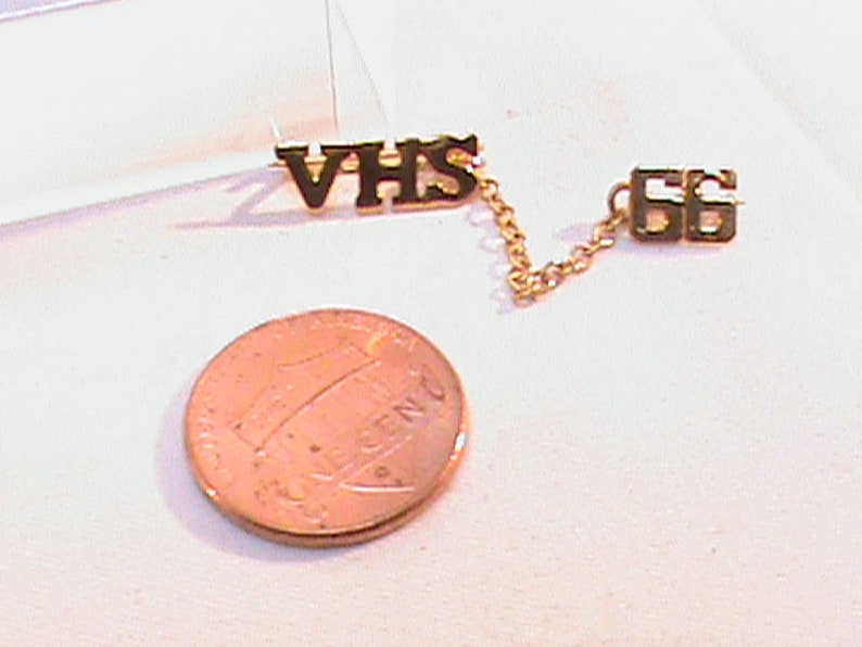 Vintage 1966 VHS High School Pin - Etsy