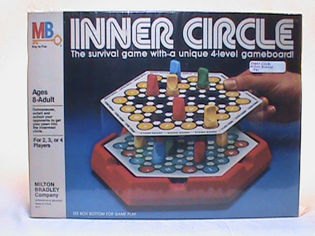 Vintage 1981 MILTON BRADLEY Inner Circle Board Game 4111 - Etsy