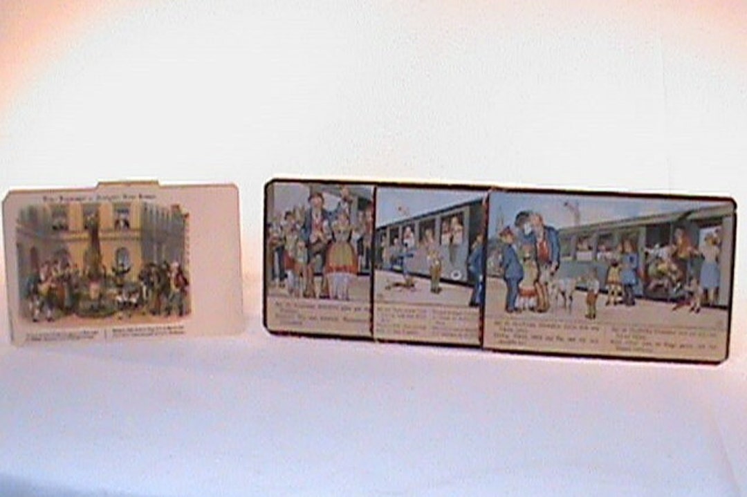 4-vintage German Postcards - Etsy