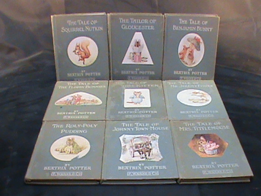 Antique Collection of 9-BEATRIX POTTER Books Hardcover - Etsy