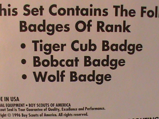 1996 NOS Scout Stuff Cub Scout Insignia Poster Set - Etsy