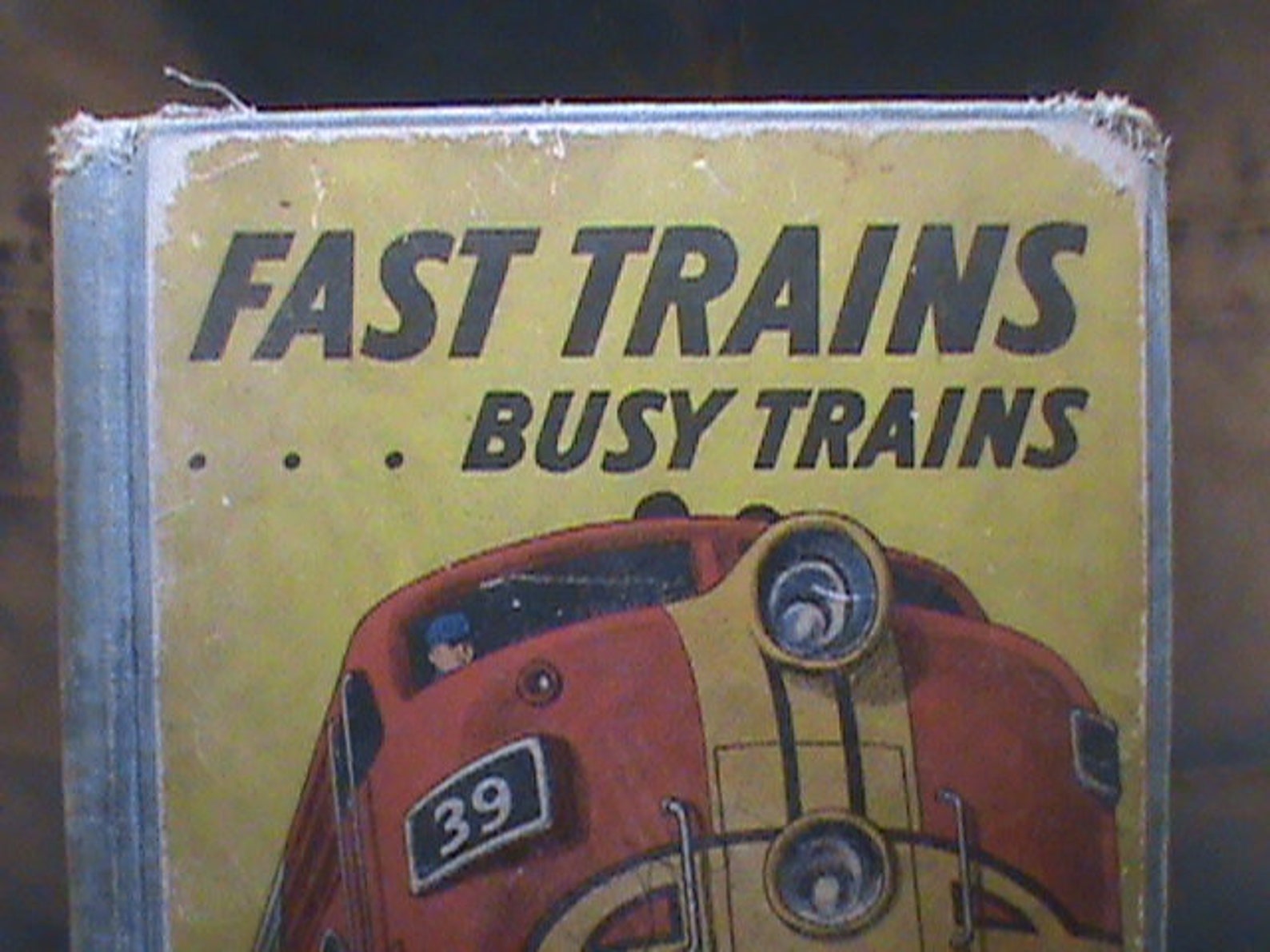 Vintage 1956 Fast Trains Busy Trains Jene Barr and 1950 Wheels and ...