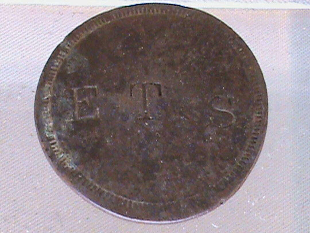 Vintage Brass ETS Coat Check Token - Etsy