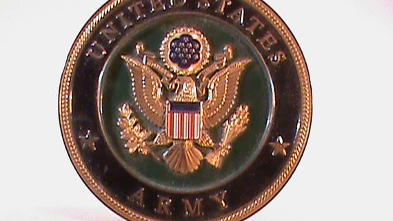 4 U.S. Army Enameled Challenge Coin - Etsy