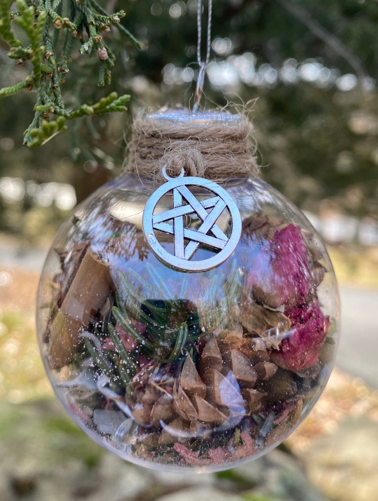 Witch Ball Witch Ball Ornament Witch Ball Herbal Ornament - Etsy