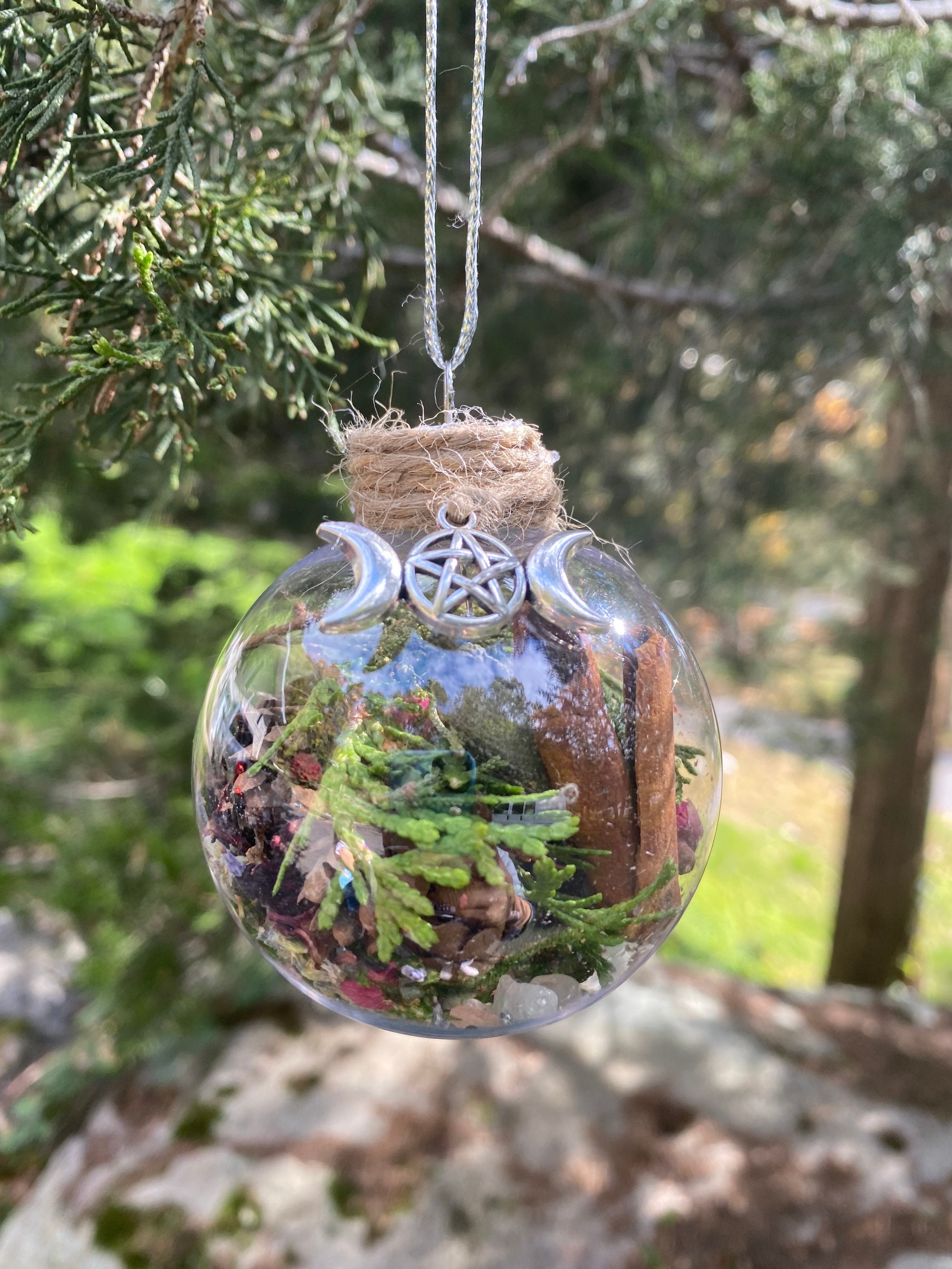 Witch Ball Witch Ball Ornament Witch Ball Herbal Ornament - Etsy