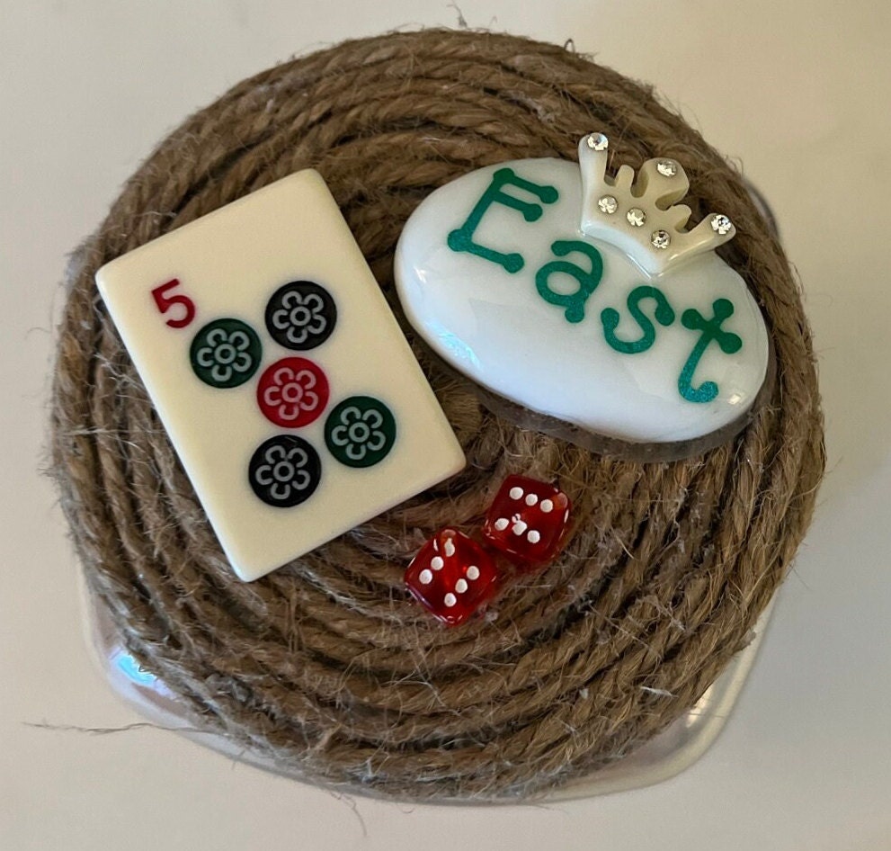 Glass Mahjongg Jar, Mahjongg Gifts, Games, Personalized Gifts, Change ...