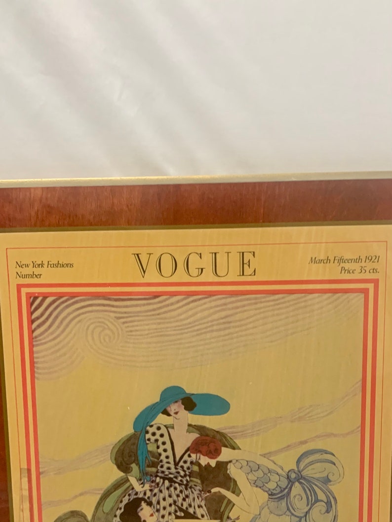 Vogue Magazine Cover Art Deco Wall Decor - Etsy