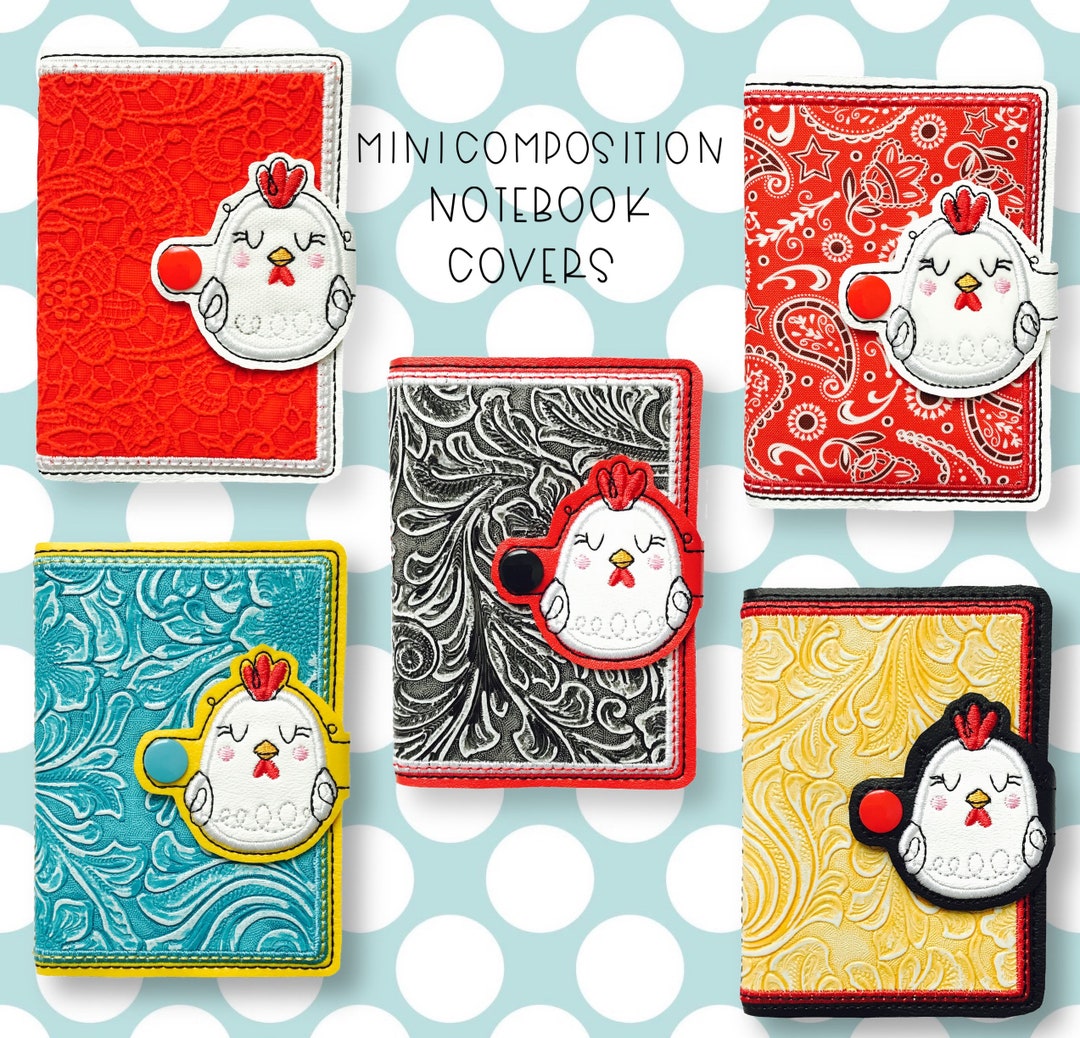 Mini Composition Notebook Cover, Pocket Notepad Cover, Western Tooled ...