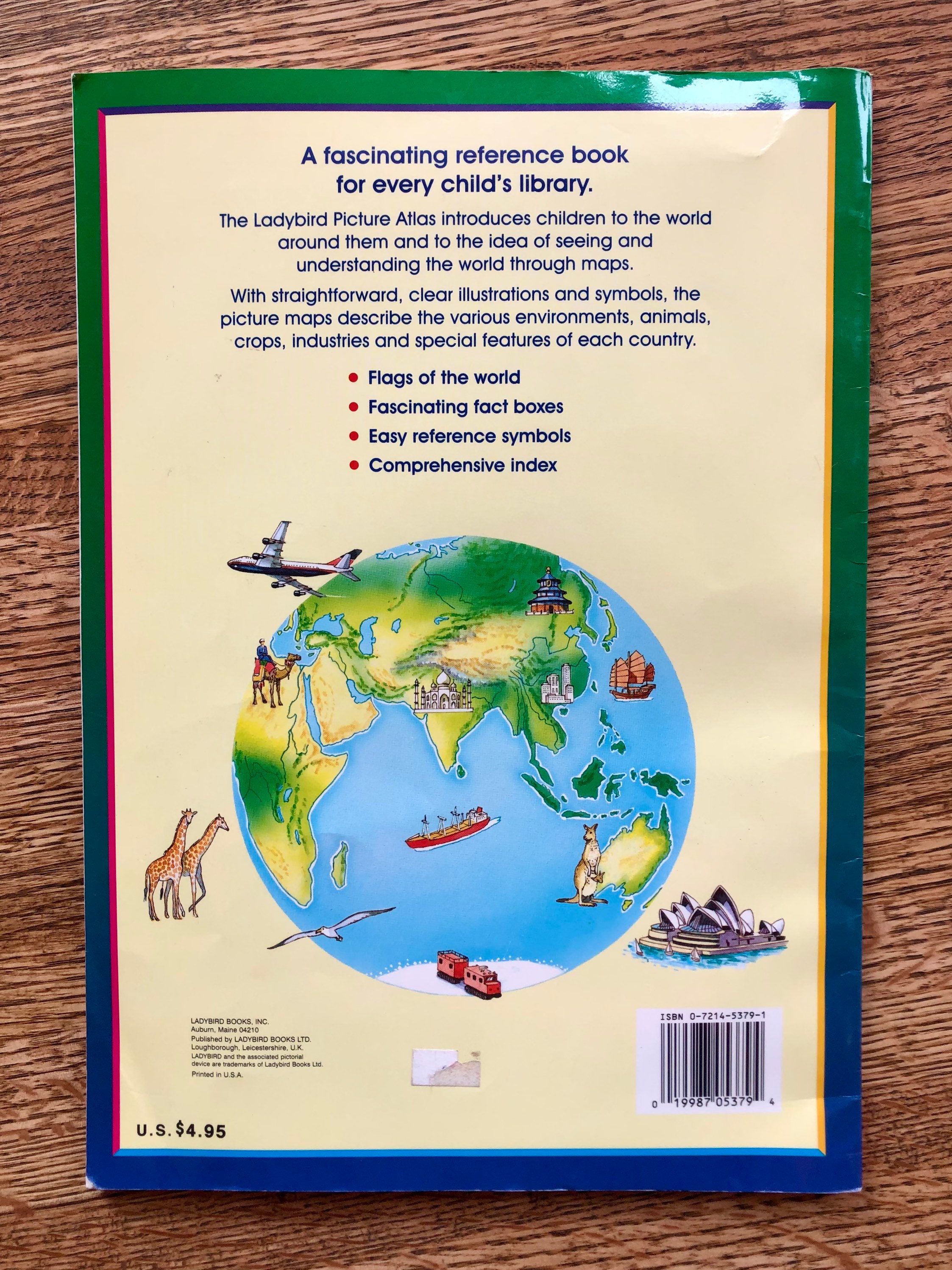 Vintage WORLD Atlas picture Atlas of the World - Etsy