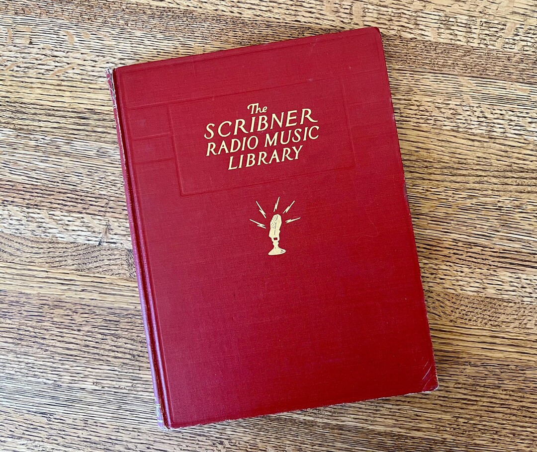 Vintage Piano Music Book: Scribner Radio Library, Vol. I (1946) - Etsy