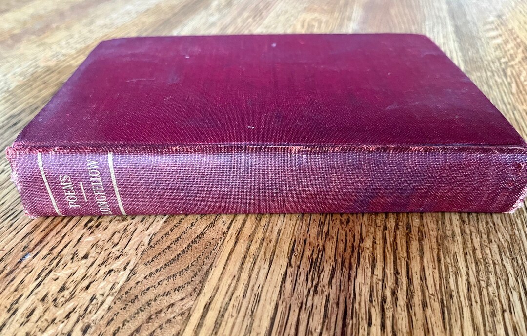 Poems by Henry Wadsworth Longfellow - Antique Hardcover Book by Hurst ...