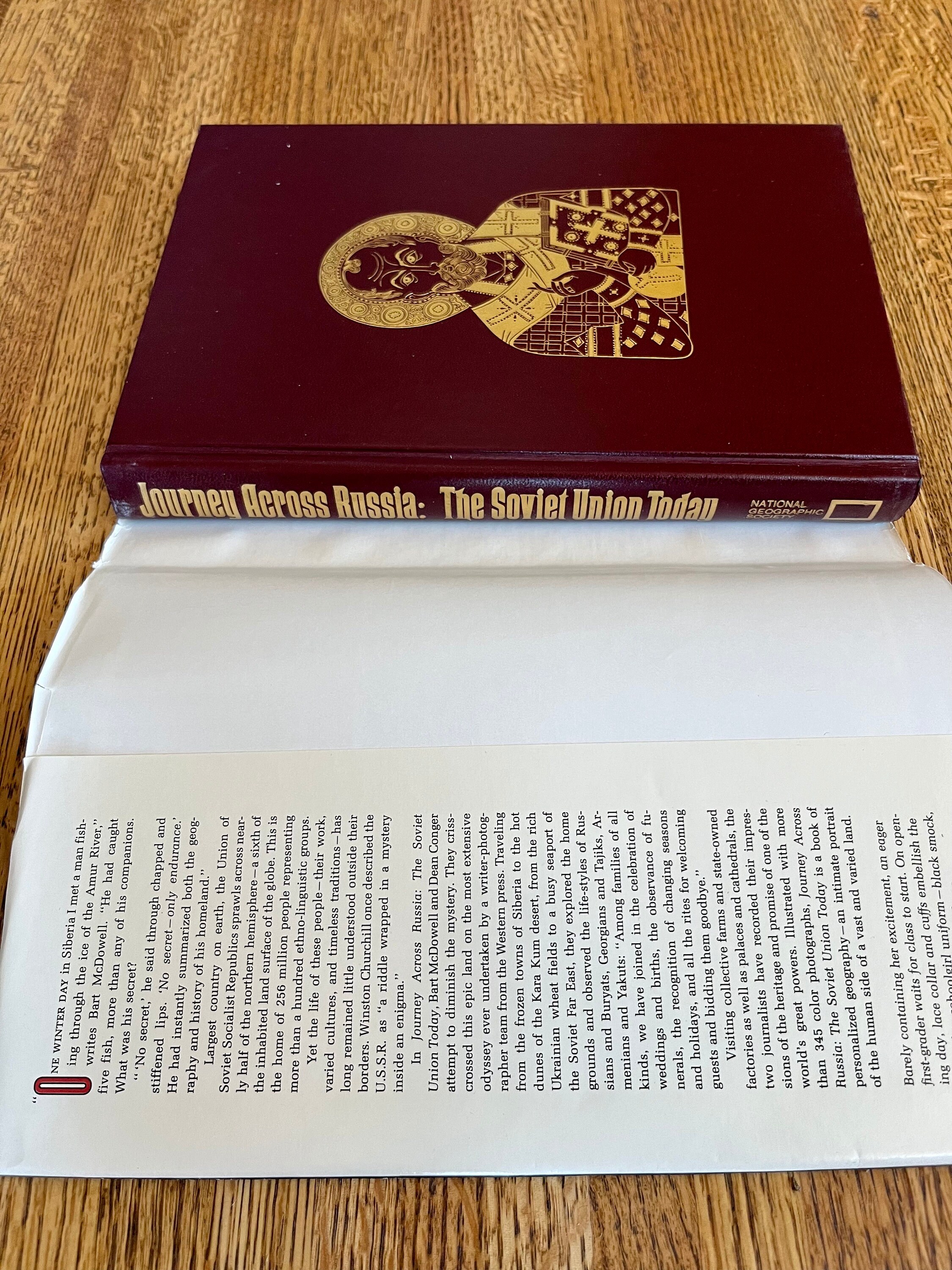 Journey Across Russia, the Soviet Union Today by Bart Mcdowell. Vintage ...