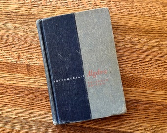 Vintage Math Book - Etsy