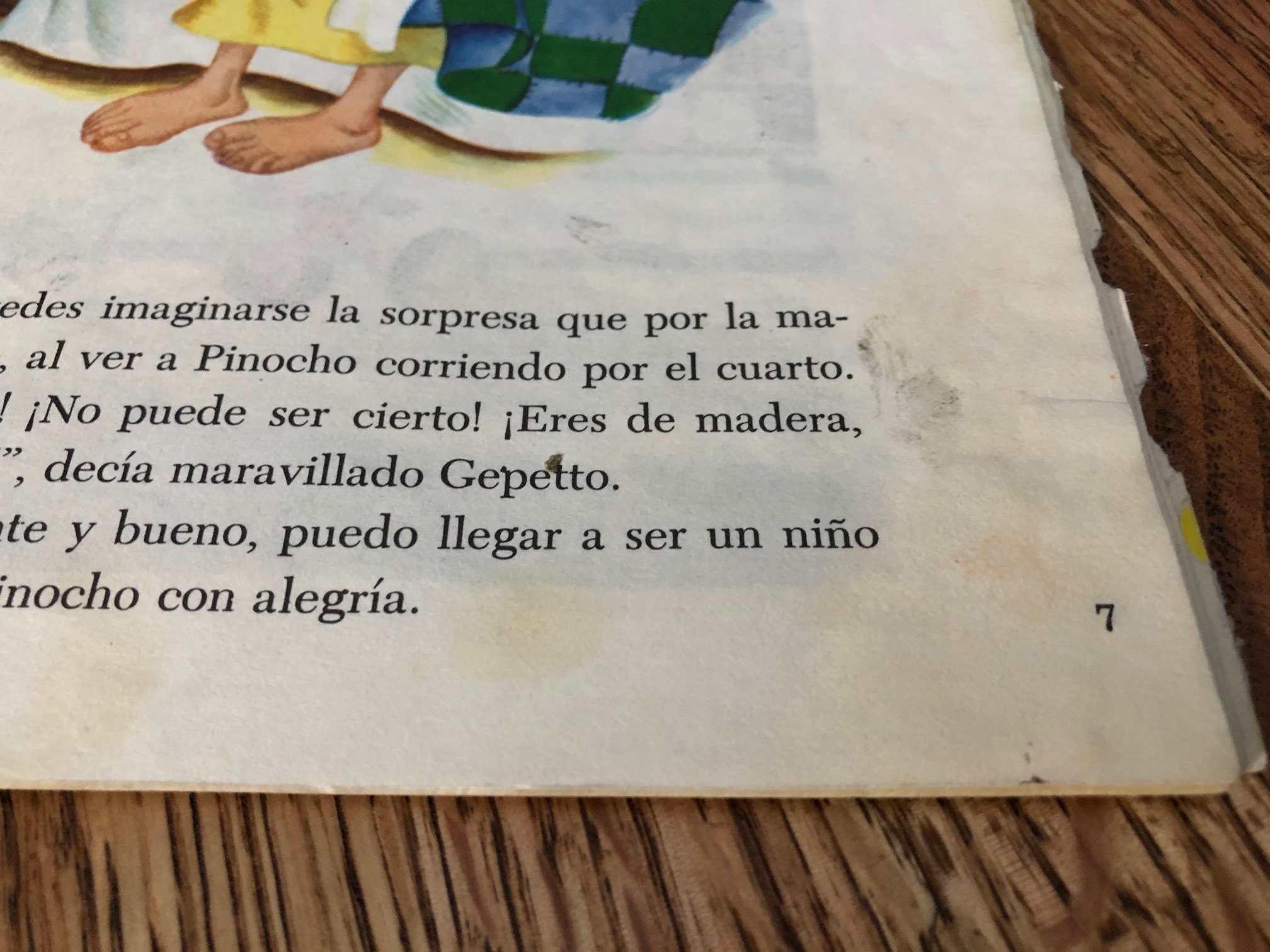 Vintage SPANISH Book: pinocho pinocchio by Walt - Etsy