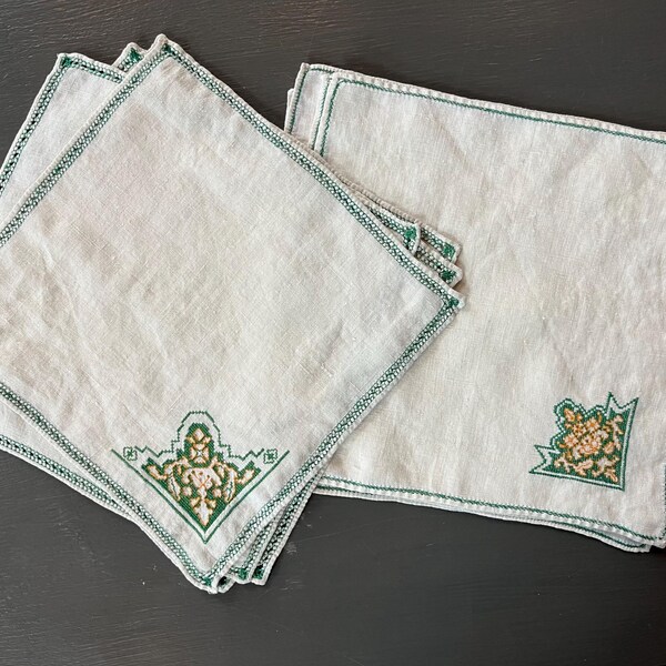 Green Handkerchief - Etsy