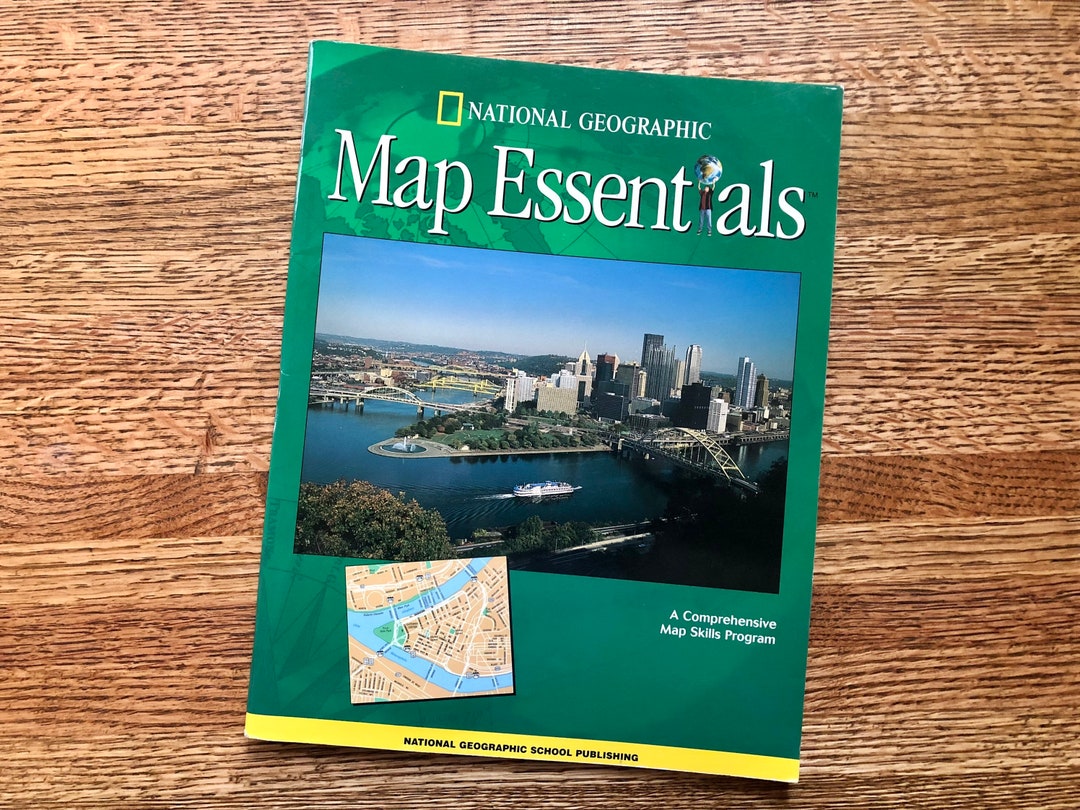 Vintage Book: map Essentials National Geographic Textbook / Booklet ...