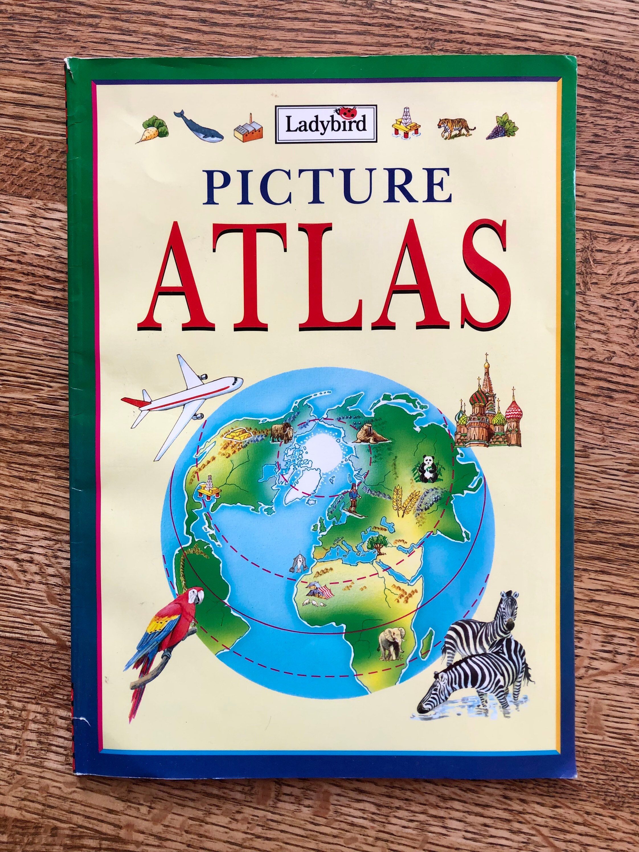 Vintage WORLD Atlas picture Atlas of the World - Etsy