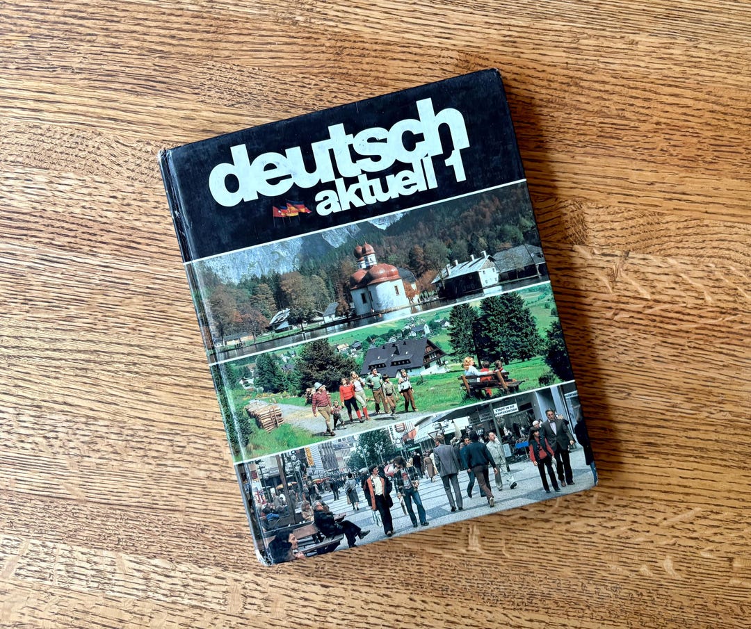 Vintage GERMAN Textbook: "deutsch Aktuell 1, Second Edition" by ...