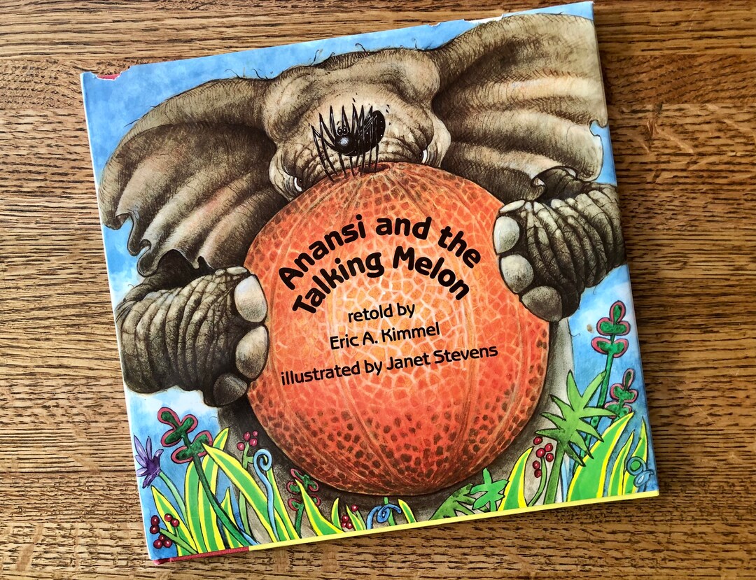 Vintage AFRICAN Children's Book: "anansi and the Talking Melon" by Eric ...