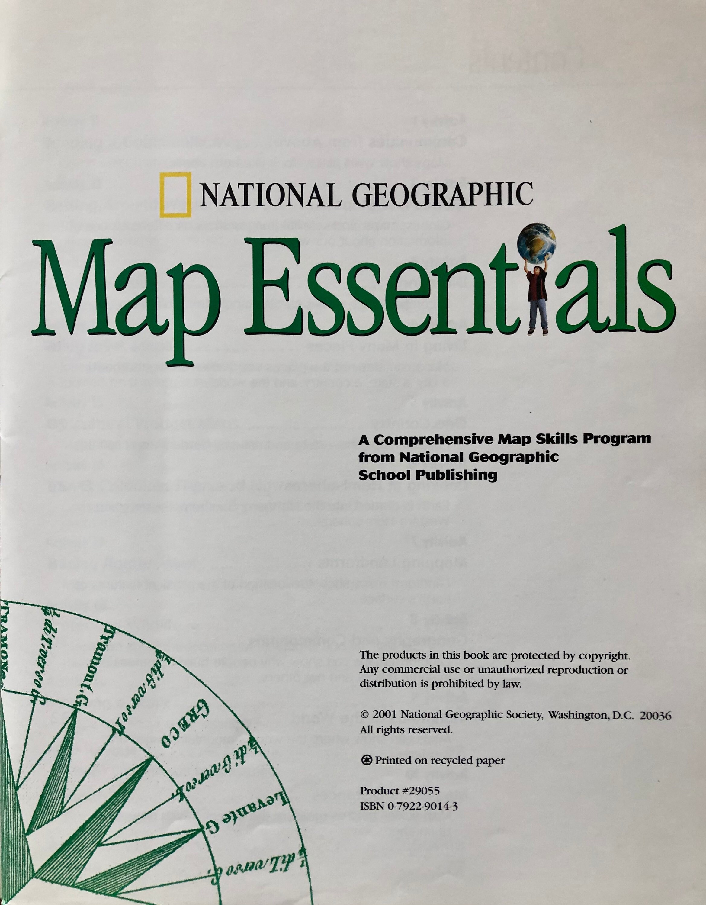 Vintage Book: map Essentials National Geographic Textbook / Booklet ...