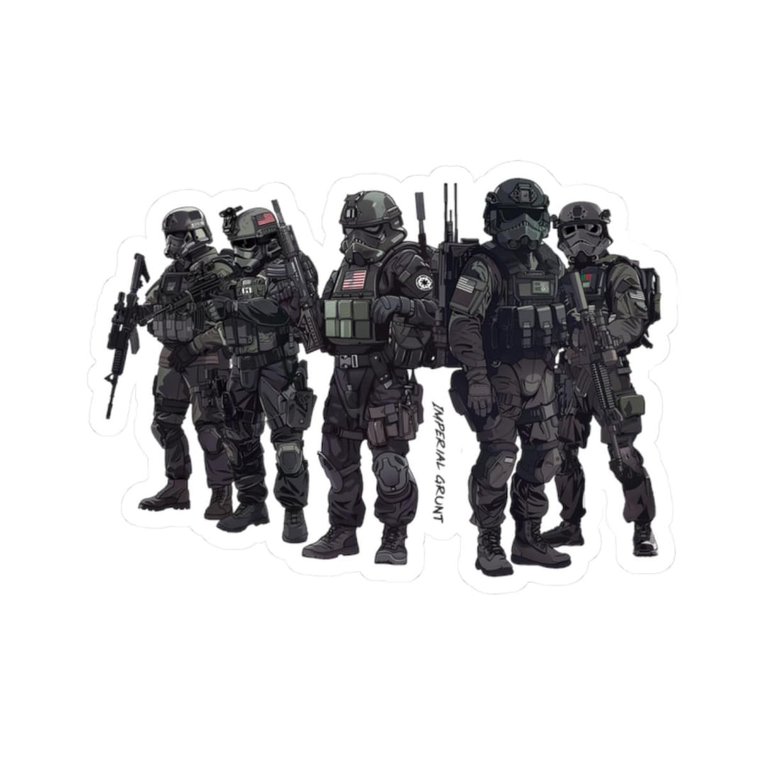 Tactical Executive Protection Sticker | Sci-fi Elite Operator Decal ...