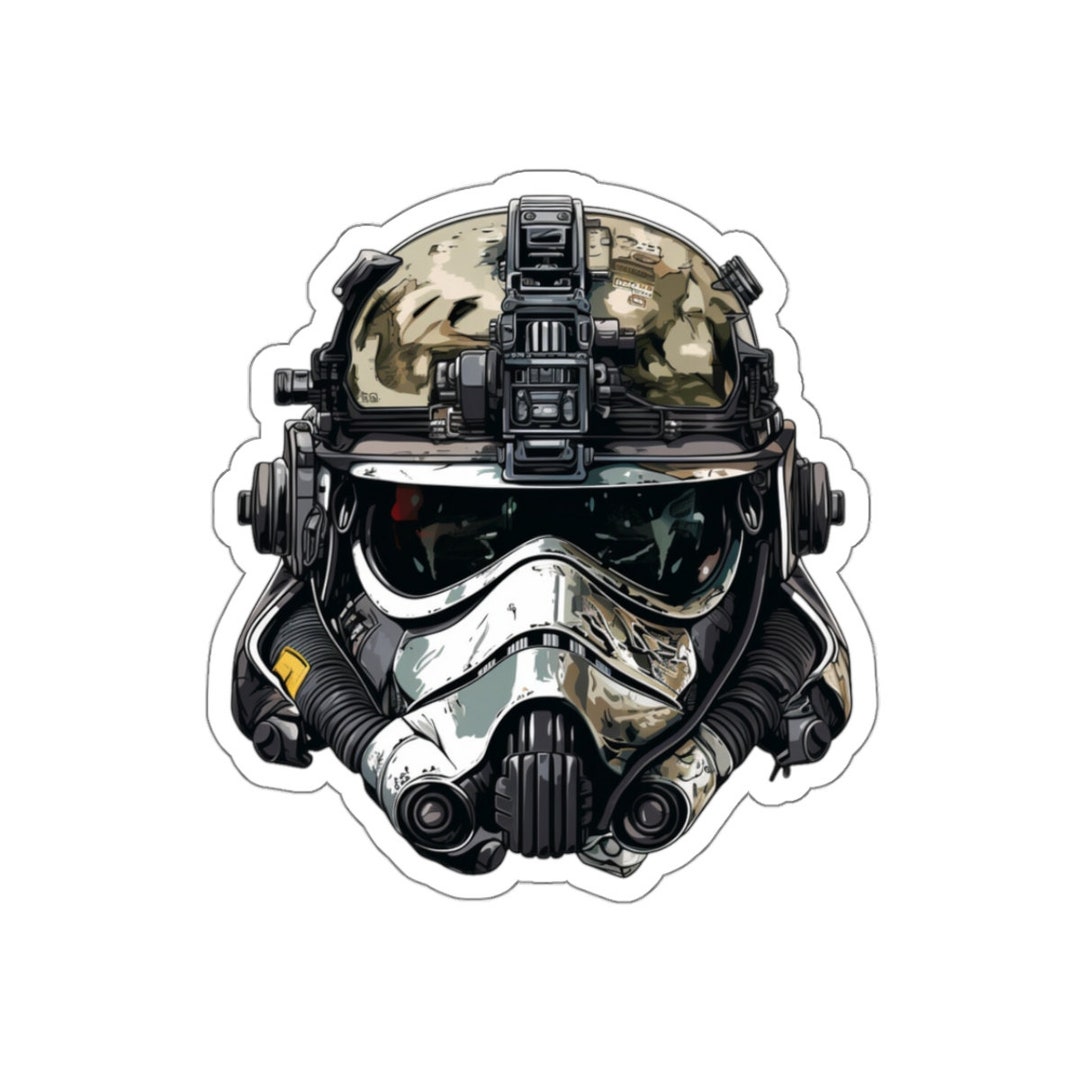 Tactical Spec Ops NVG Helmet Imperial Trooper Sticker by Imperialgrunt ...