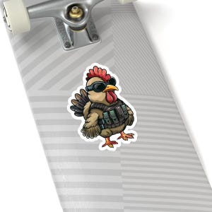 Tactical Mr. Thanksgiving Turkey Sticker - Etsy