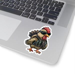 Tactical Mr. Thanksgiving Turkey Sticker - Etsy