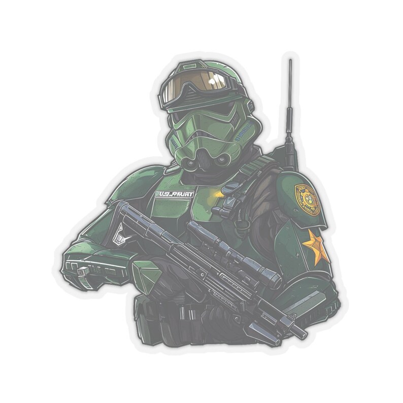 Custom Trooper Texas Border Patrol Agent Tactical Sticker Decal by ...
