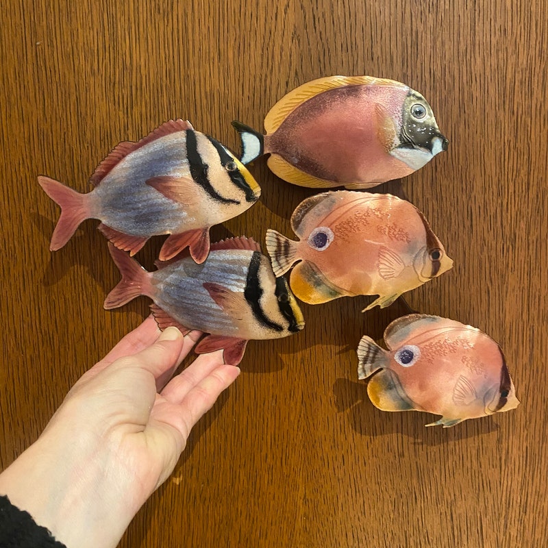 Enamel Fish - Etsy
