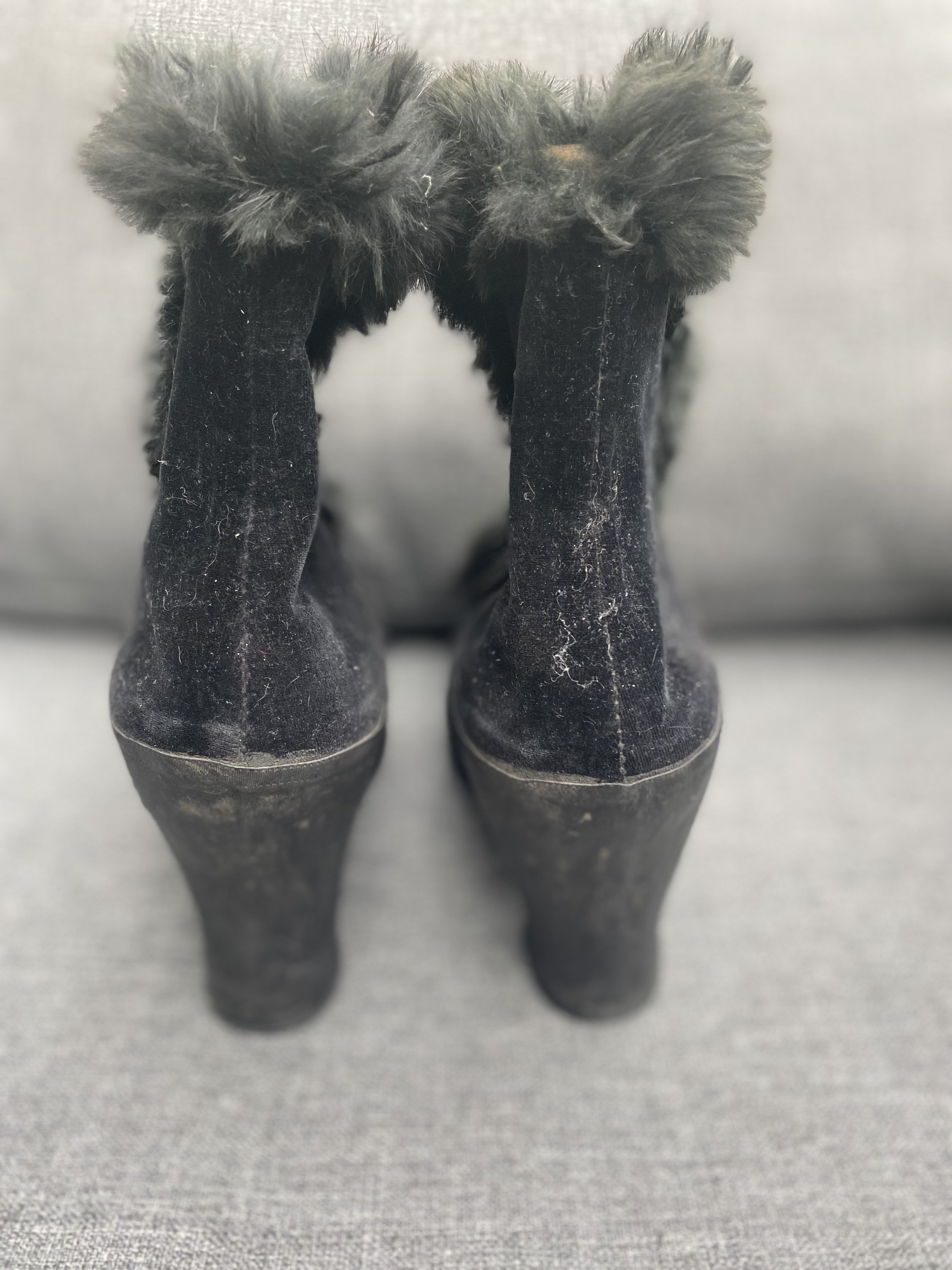 Vintage 1940s Galoshes Overshoes Cover Shoes for High Heel Shoes 9 USA ...