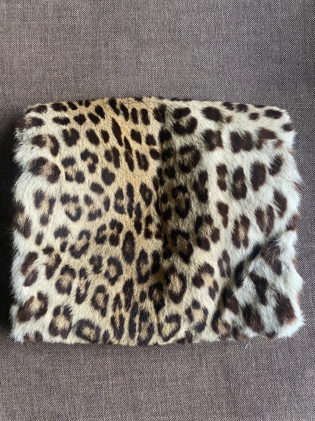 Vintage 1940s Real Fur Hand Warmer Hand Muff With Zip Hand Purse ...