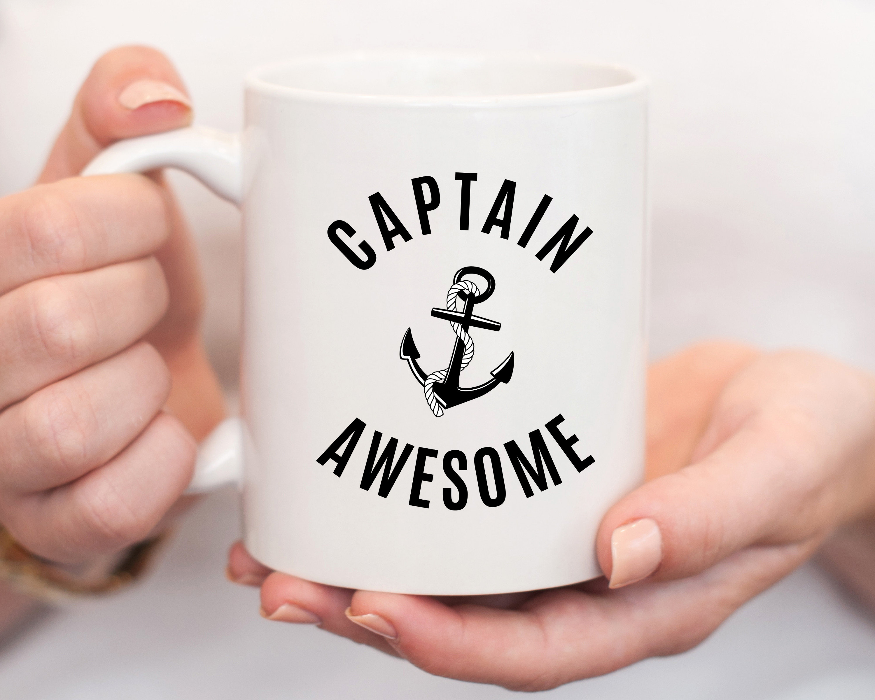 Captain Awesome Mug Funny Boating Coffee Cup Boating Humor | Etsy