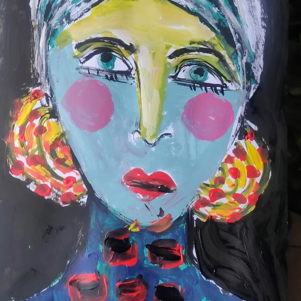 Oil Face Painting - Etsy