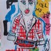 Modern Man King Portrait Painting: Abstract Handmade Wall Art - Etsy