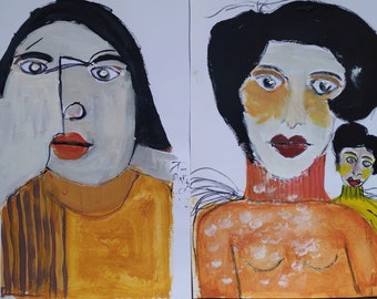 2 Piece Painting - Etsy