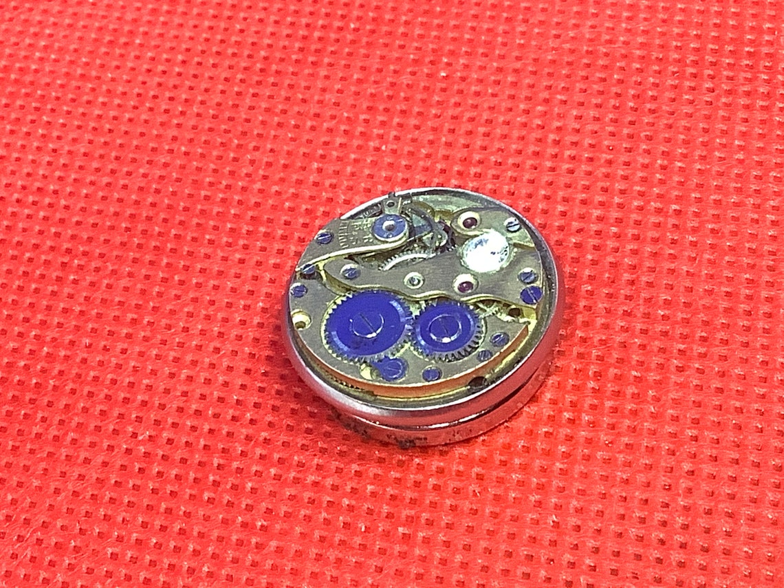 Swiss Watch Movement Pin Cubic Zirconia With Magnetic Fastener - Etsy