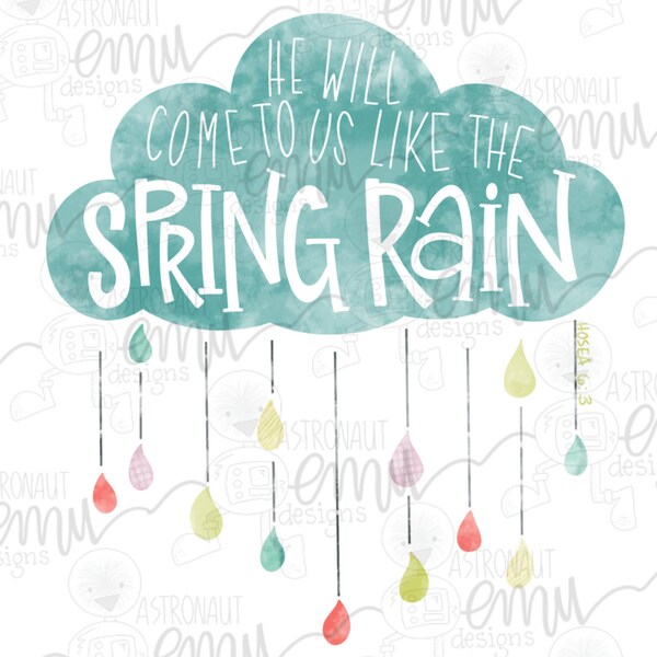 Spring Rain - Etsy