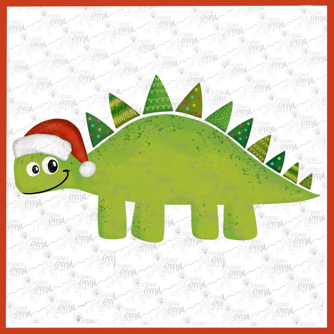 2 Files Christmas Dino PNG Boys Dinosaur Sublimation File | Etsy